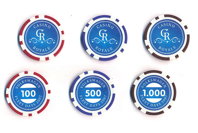 Poker chips & tokens with your logo | Royal-Events