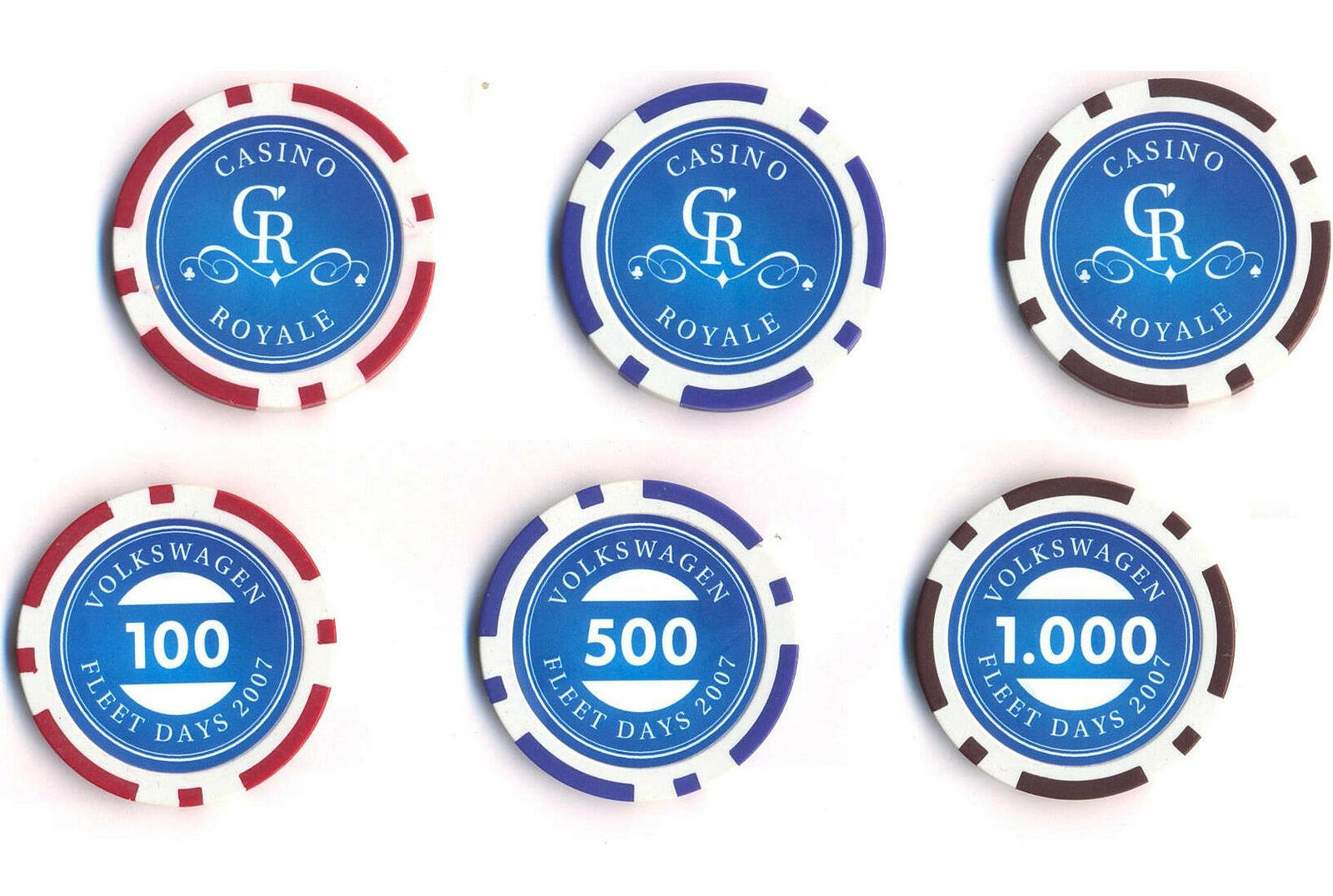 Poker chips & tokens with your logo | Royal-Events