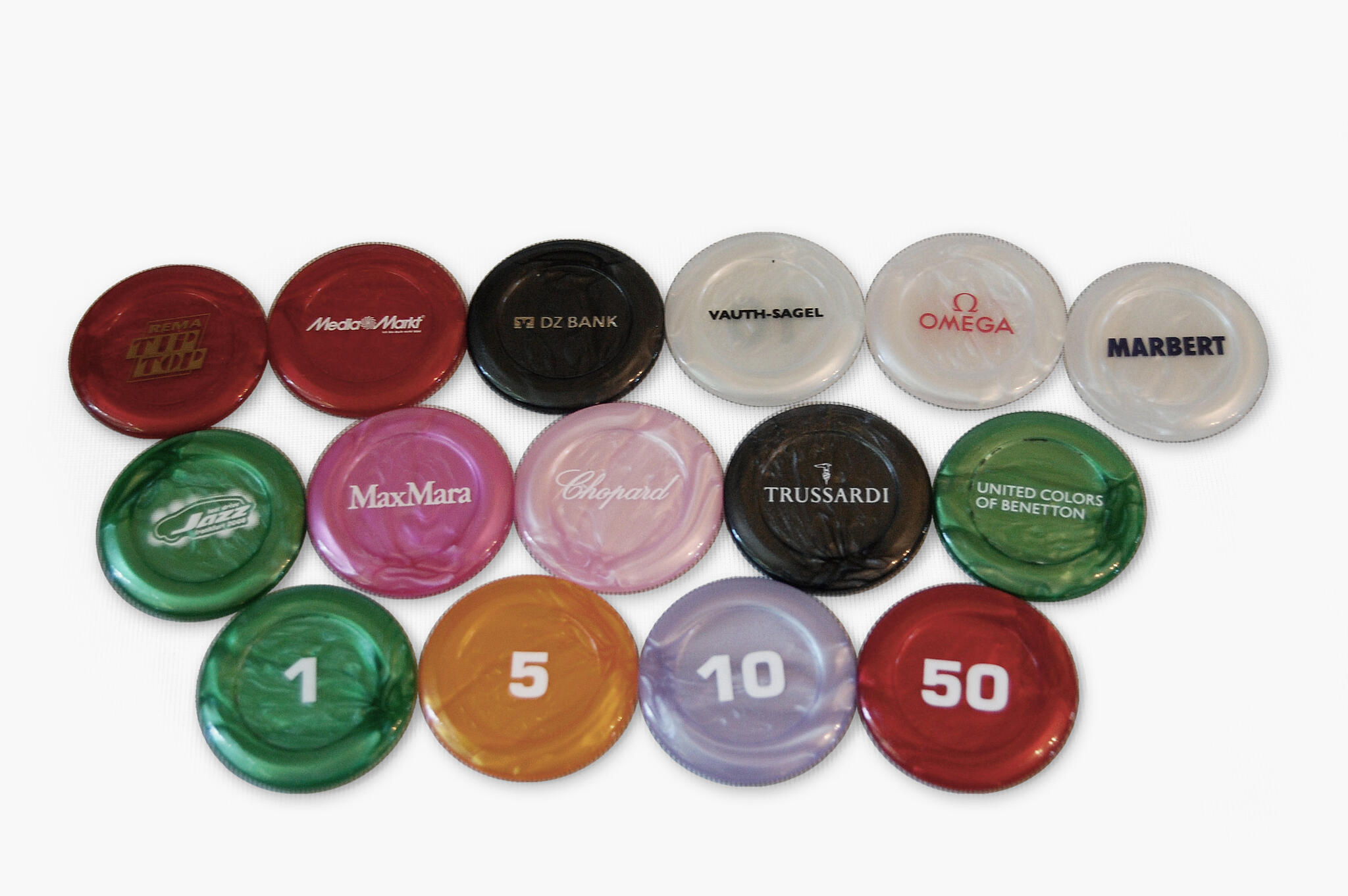 Poker chips & tokens with your logo | Royal-Events